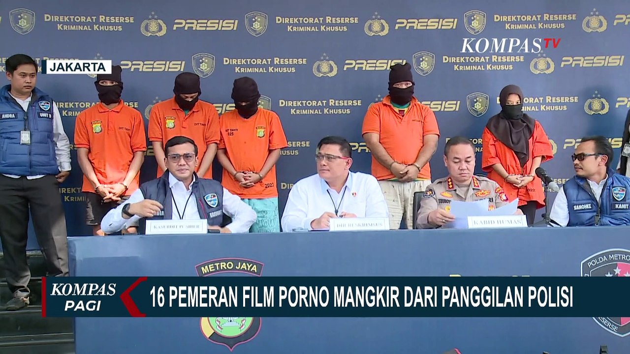 16 Pemeran Film Porno Mangkir dari Panggilan, Penyidik Kembali Panggil Saksi Pekan Depan - Video ...