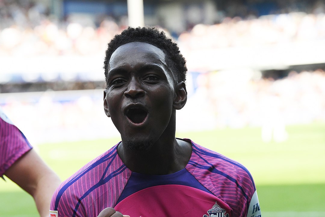 Joe Nicholson reacts after Sunderland's 3-1 win over QPR at Loftus Road ...