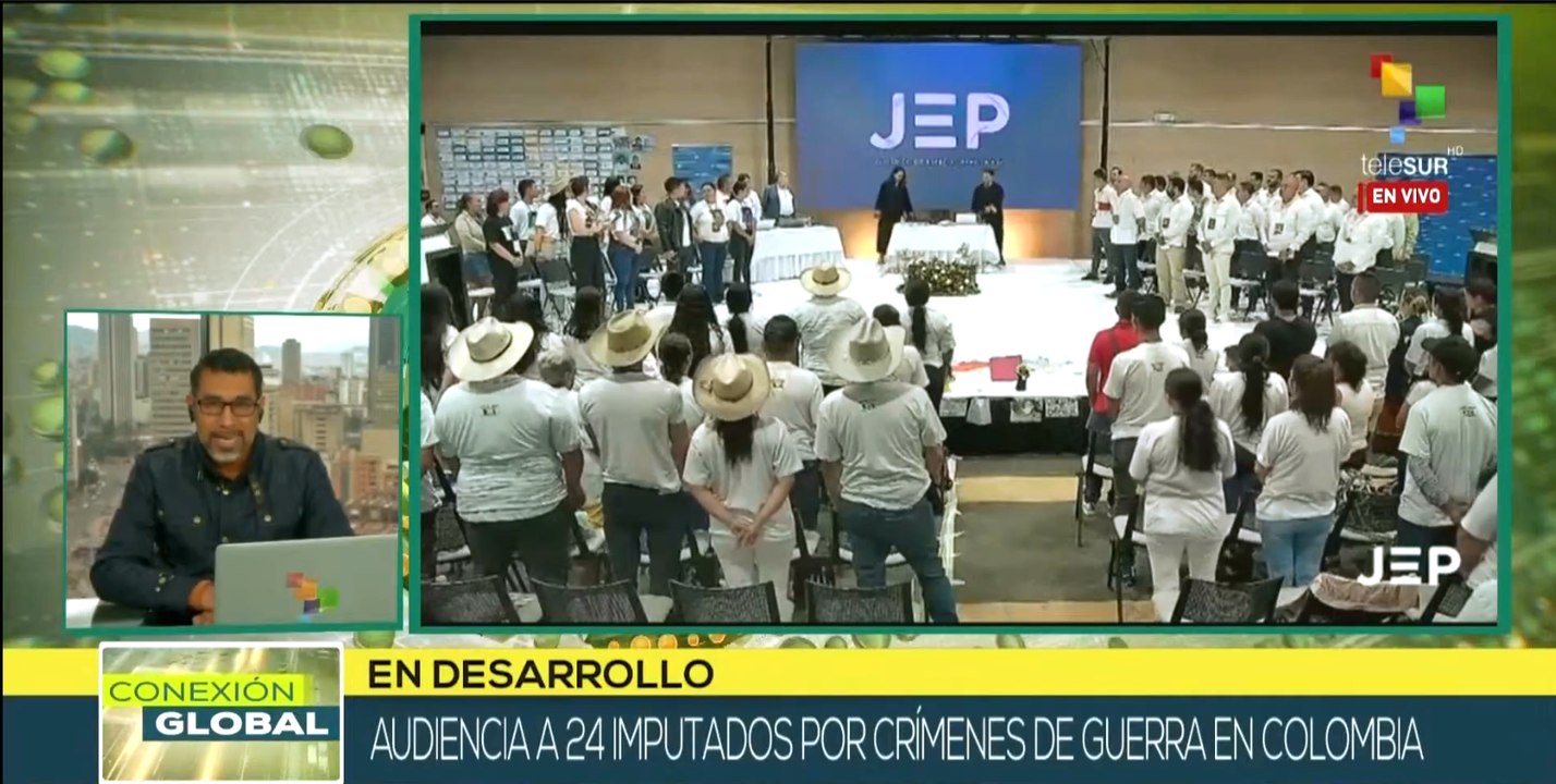 JEP en Colombia desarrolla audiencia a imputados por ejecuciones ...