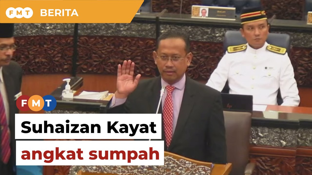 Suhaizan Kayat angkat sumpah Ahli Parlimen Pulai - video Dailymotion