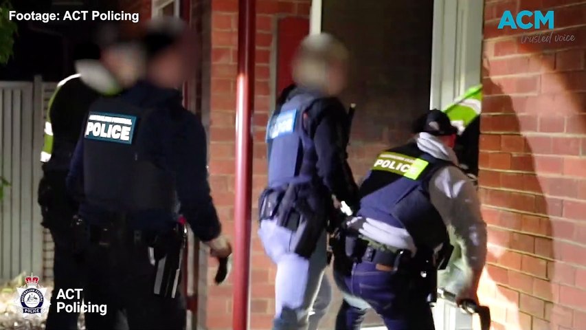 Police conduct a number of raids across Canberra as part of national ...