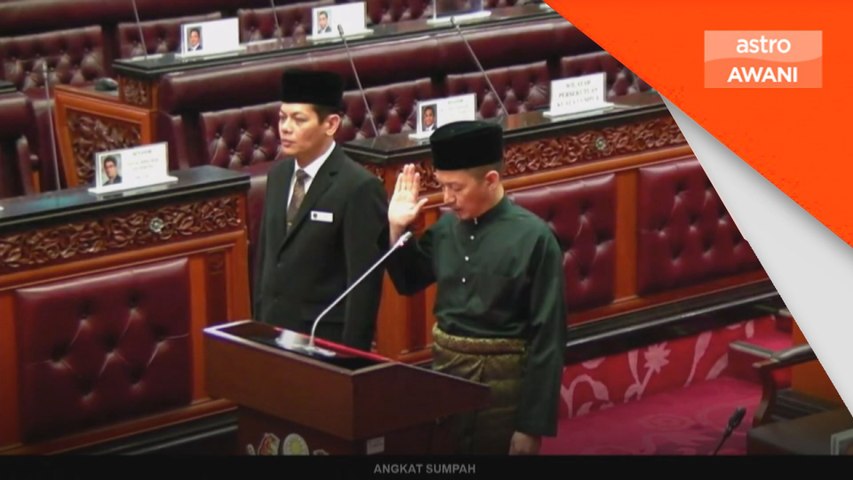 Nik Abduh angkat sumpah sebagai Senator Dewan Negara | Astro Awani