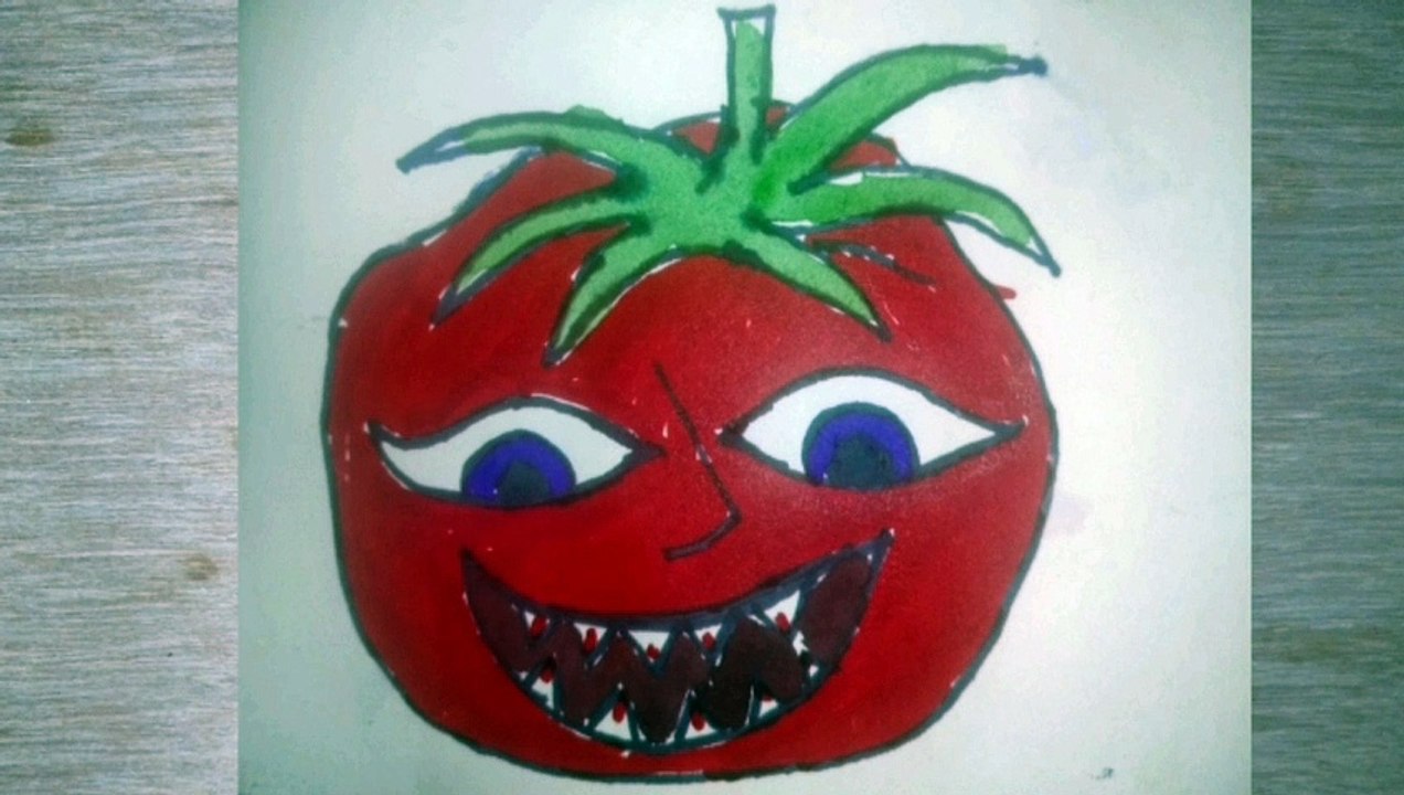 How to draw Mr. Tomatoes - video Dailymotion