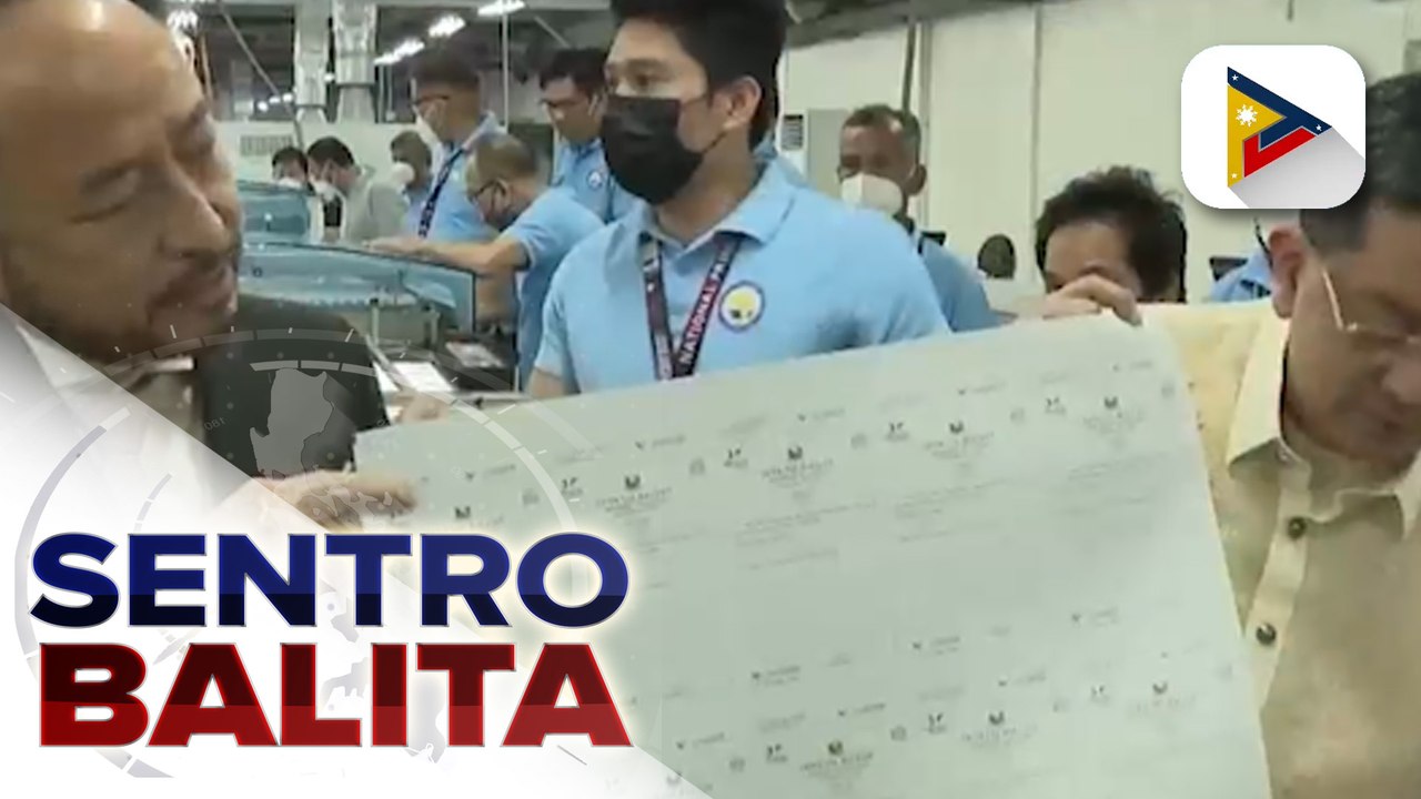 Pag-imprenta ng 92M balota para sa BSKE, tapos na; Paghahatid ng manual ...