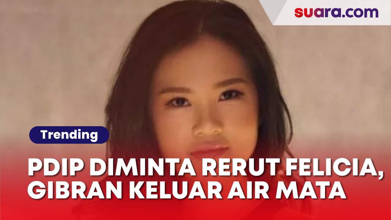 PDIP Diminta Rekrut Felicia Tissue Mantan Kaesang, Gibran sampai Keluarkan Air Mata - Video ...