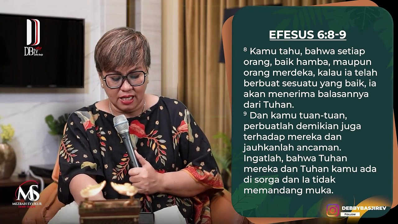 Efesus 6 ayat 8 - Debby Basjir #debbybasjir - video Dailymotion