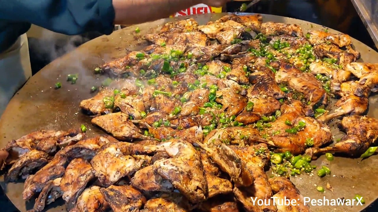 Lahori Tawa Chicken - Arif Chatkhara House, Taxali Gate Lahore - Tawa ...