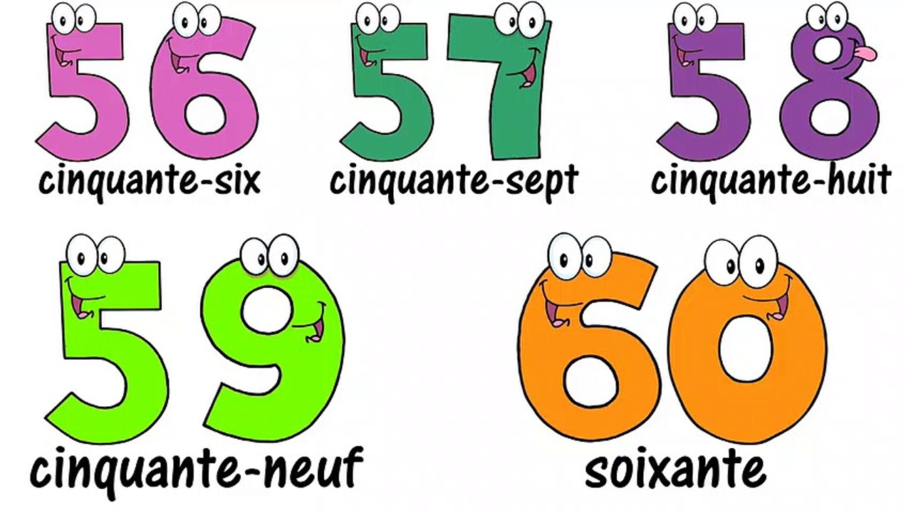 FRENCH Numbers 1-100 ♫ Big Numbers Song ♫ Compter jusqu'à 100 ...