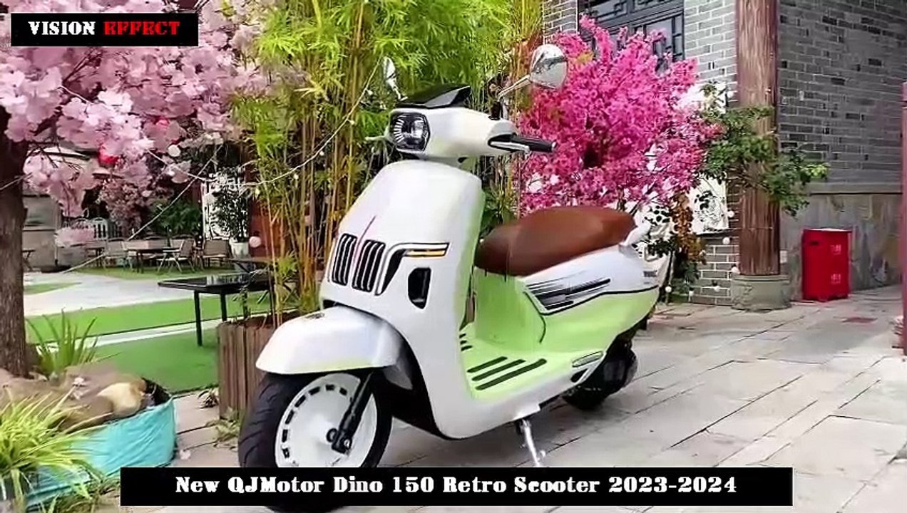 New QJMotor Dino 150 Retro Scooter 2023-2024 - video Dailymotion