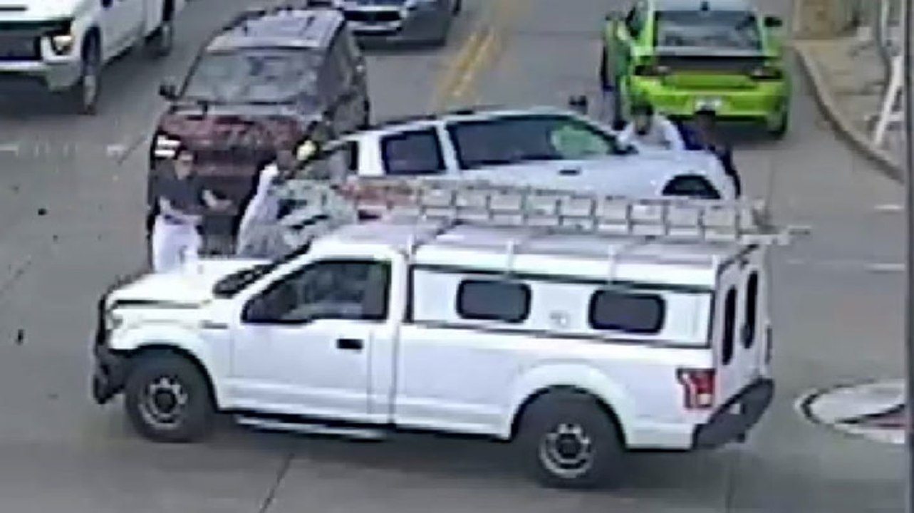 College football players help flip overturned car after crash close to ...