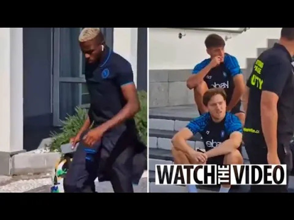 Victor Osimhen appears to snub Napoli team-mates in awkward arrival at ...