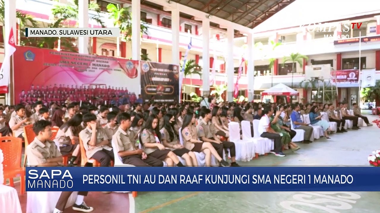 Program Visit To School, TNI AU Dan RAAF Kunjungi SMAN 1 Manado - Video ...