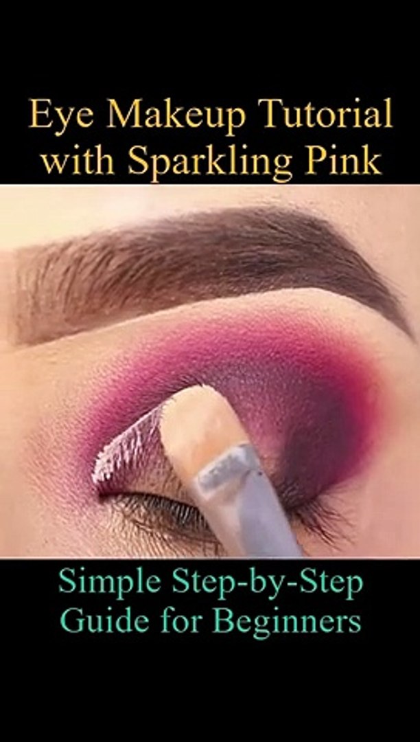 How To Apply Pink Eye Shadow Steps Step By Step Pink Eyeshadow