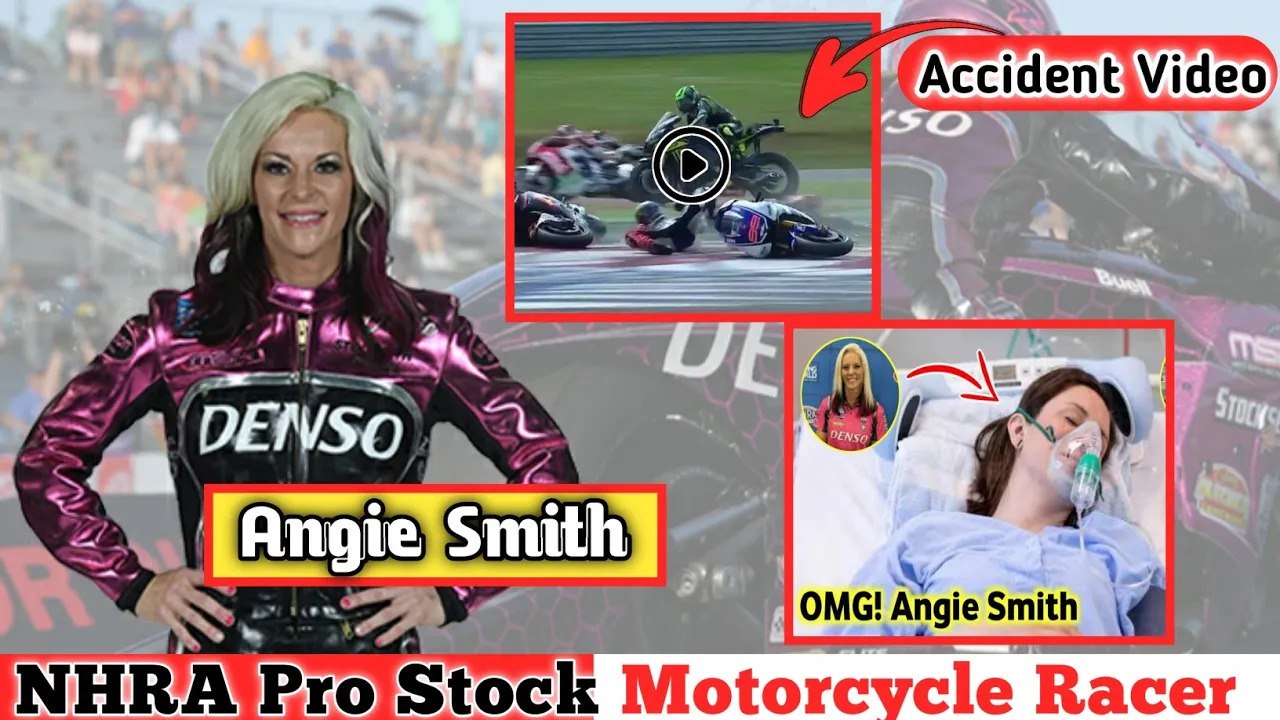 Angie Smith NHRA Accident||Pro Stock Motorcycle Racer Angie Smith ...