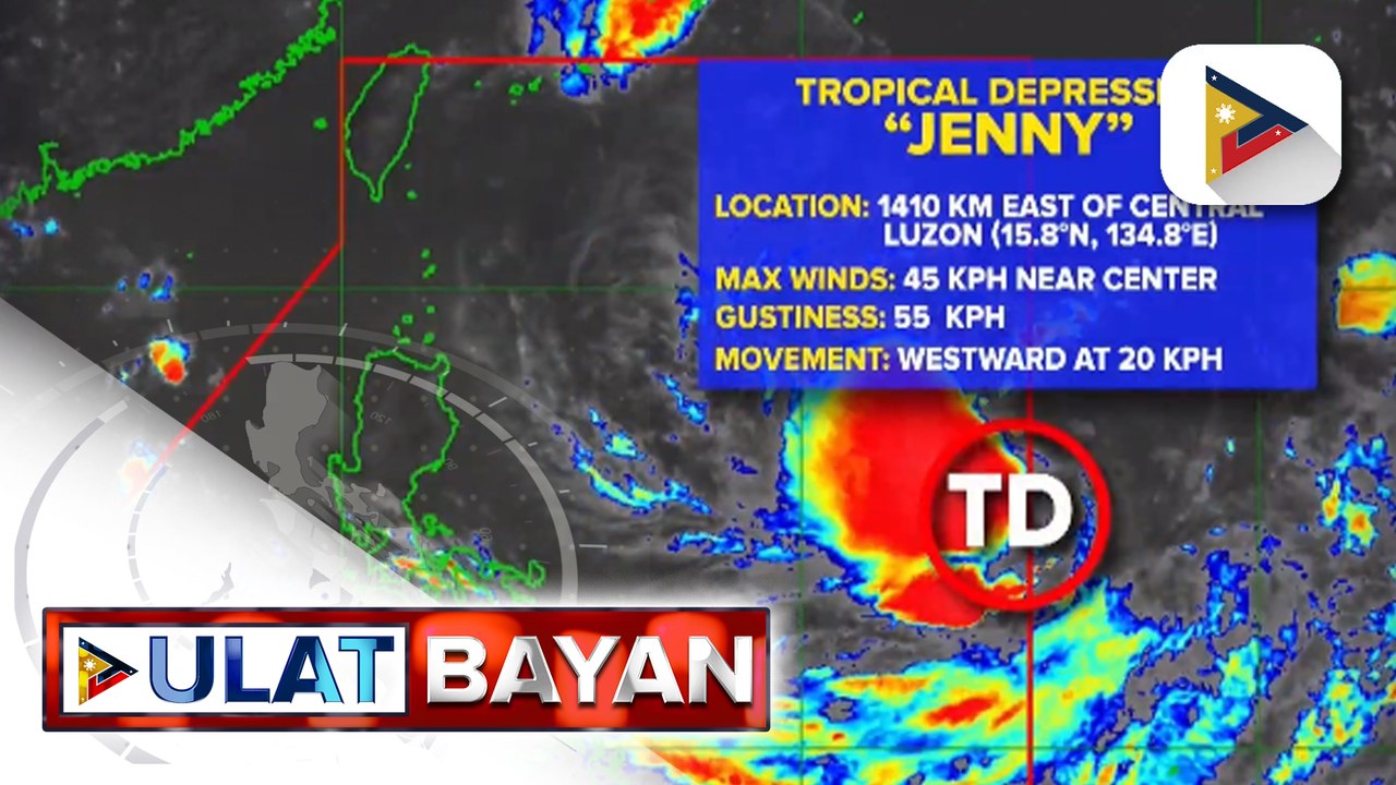 Sama ng panahon na nakapasok sa PAR, tatawaging Bagyong #JennyPH ...