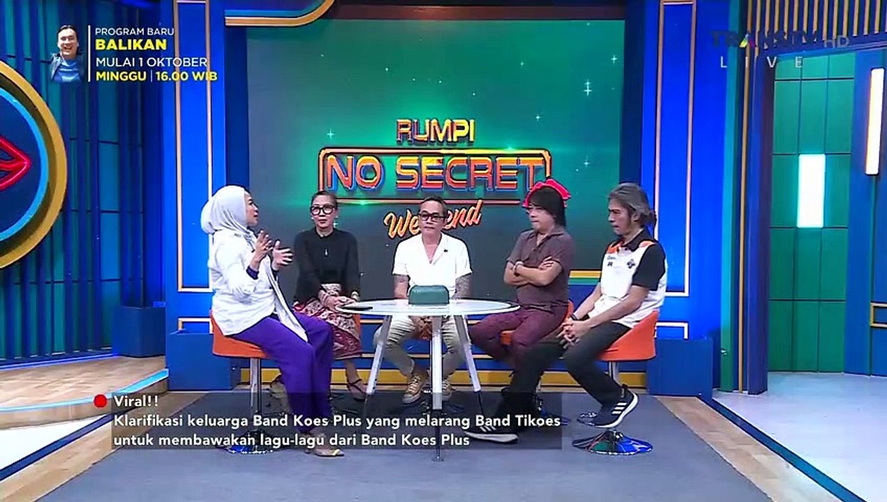 RUMPI (NO SECRET) 2342 LIVE OR TAPING - video Dailymotion