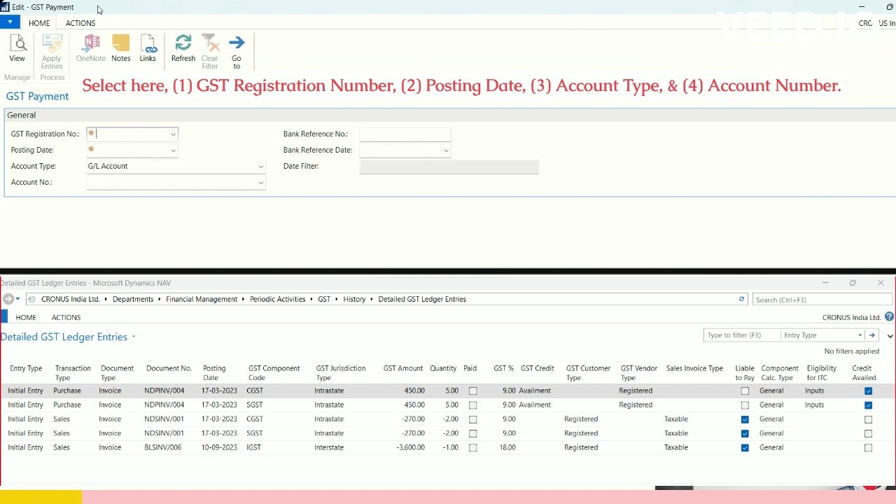 Screen Overview: GST Payment | GST Settlement Short Process Guide | "GST Settlement" | PAY gSt ...