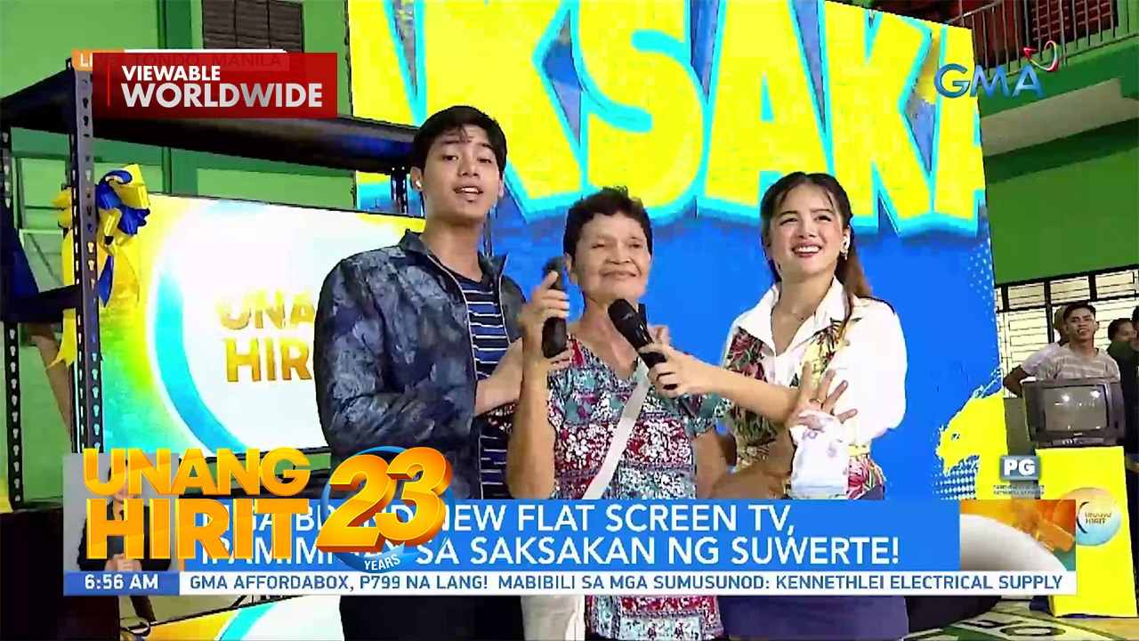 Saksakan ng swerte sa Tondo, Manila! | Unang Hirit - video Dailymotion