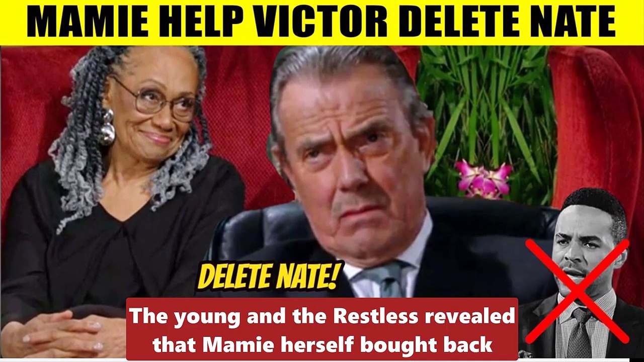 CBS Young And The Restless Spoilers Mamie helps Victor get Nate out of Newman - - video Dailymotion