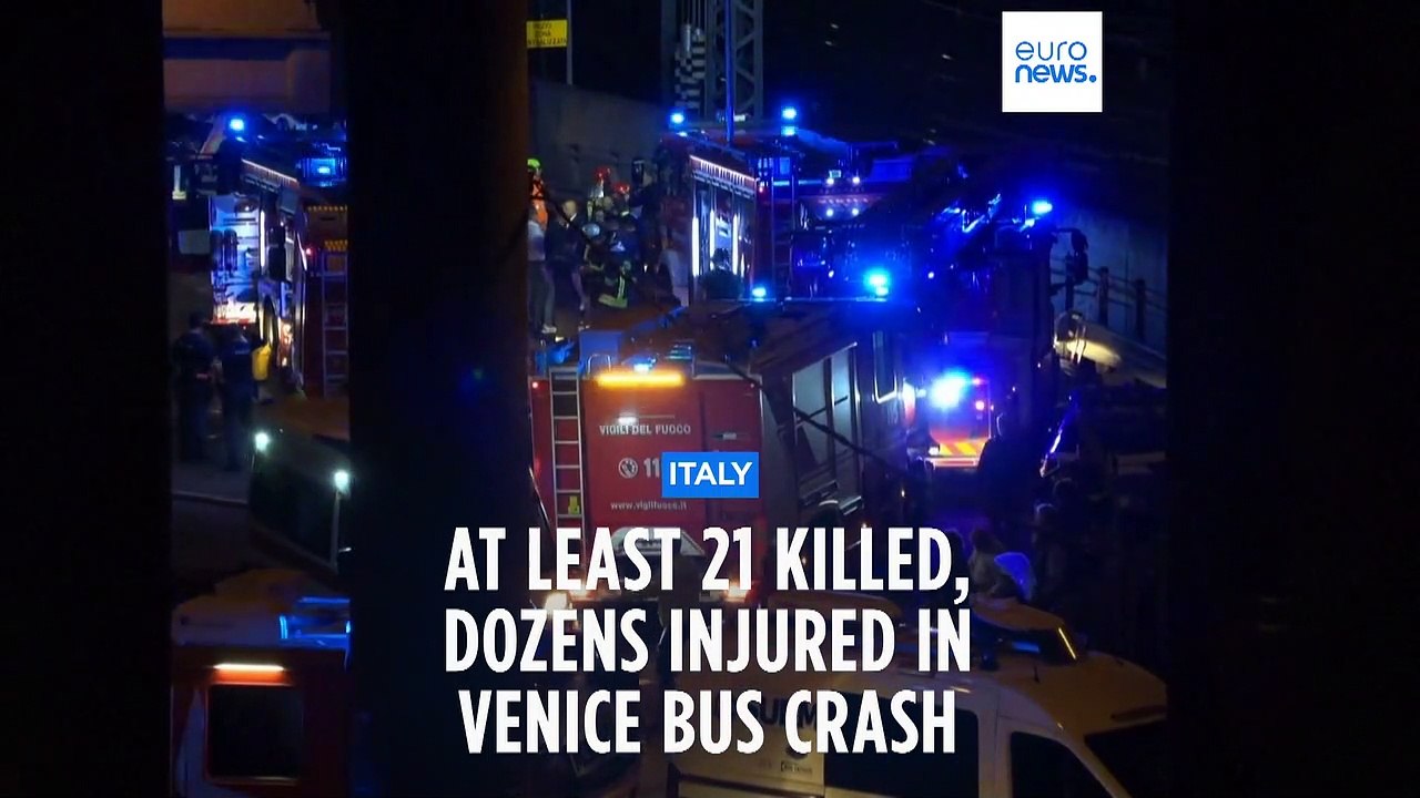 Bus crash near Venice kills at least 21 people, including Ukrainian ...