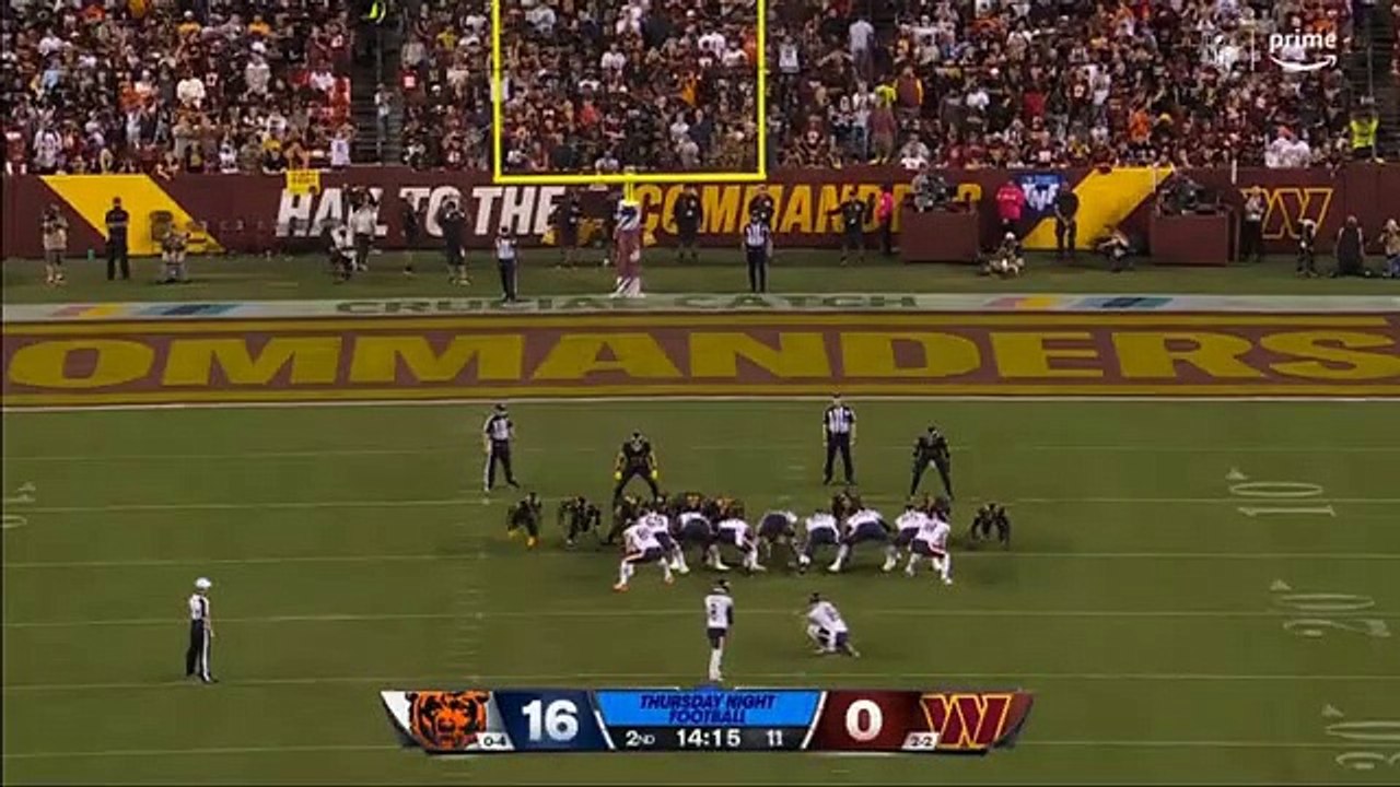 Chicago Bears vs. Washington Commanders Full Highlights 2nd QTR _ NFL ...