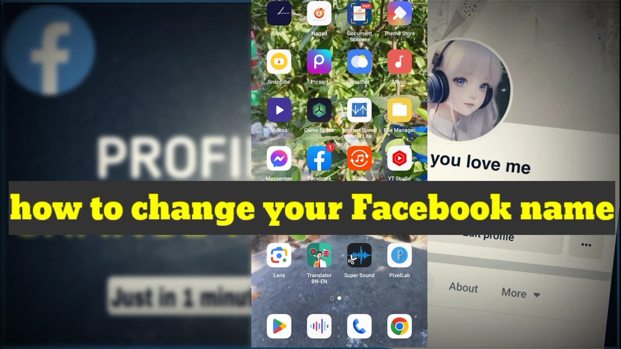 how to change profile name in facebook 2023 - change facebook name ...