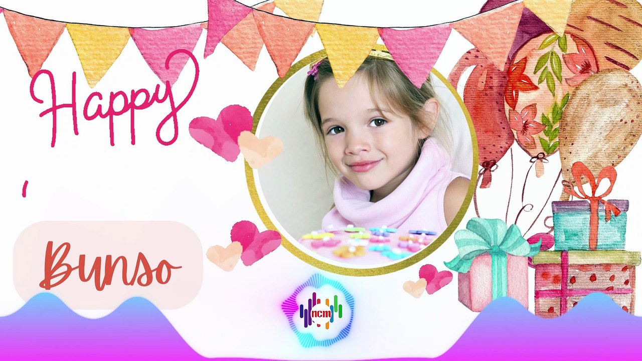 Happy Birthday Bunso with Vocal, Birthday Song for Bunso, Birthday Song for Youngest - video ...
