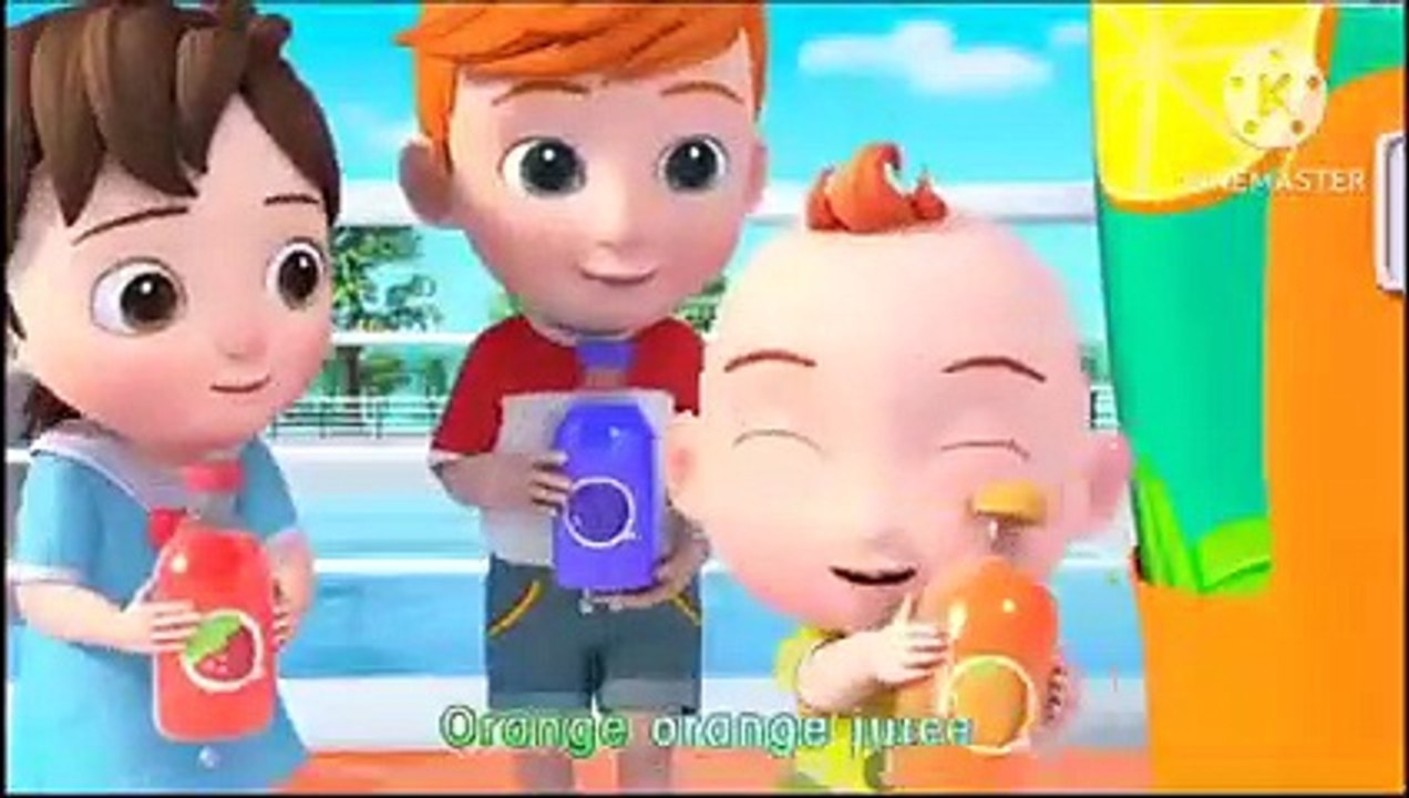 Super Jojo Juice song|learn colors, numbers and fruits+cocomelon ...