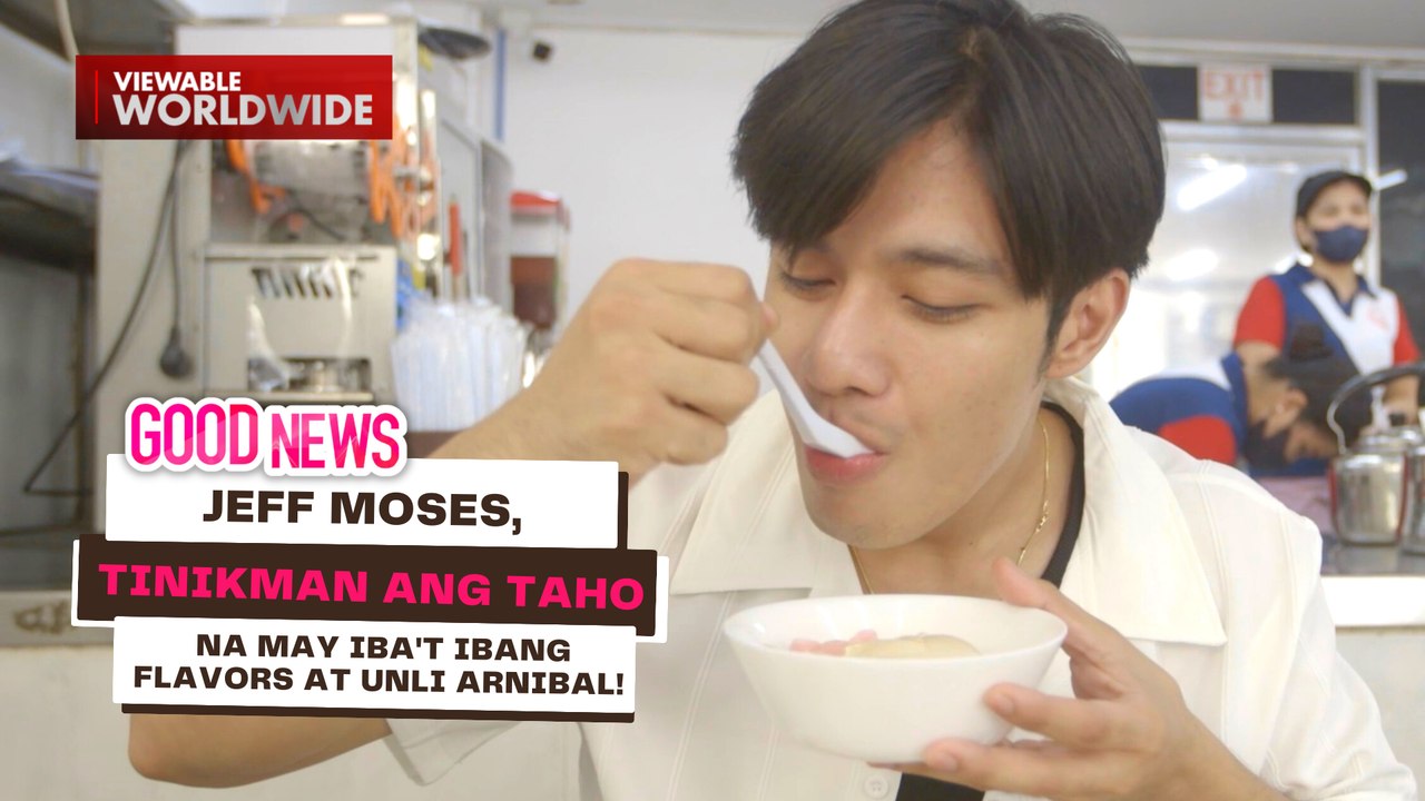 Jeff Moses, tinikman ang taho na may iba't ibang flavors at unli ...