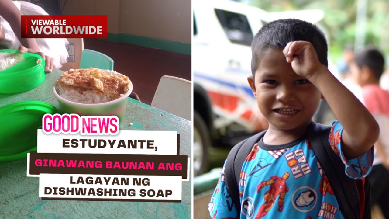 Estudyante, ginawang baunan ang lagayan ng dishwashing soap | Good News ...