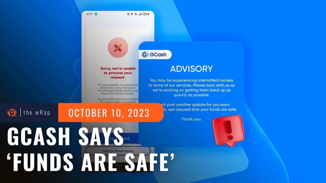 GCash says ‘funds are safe’ after users report issues in app - video ...