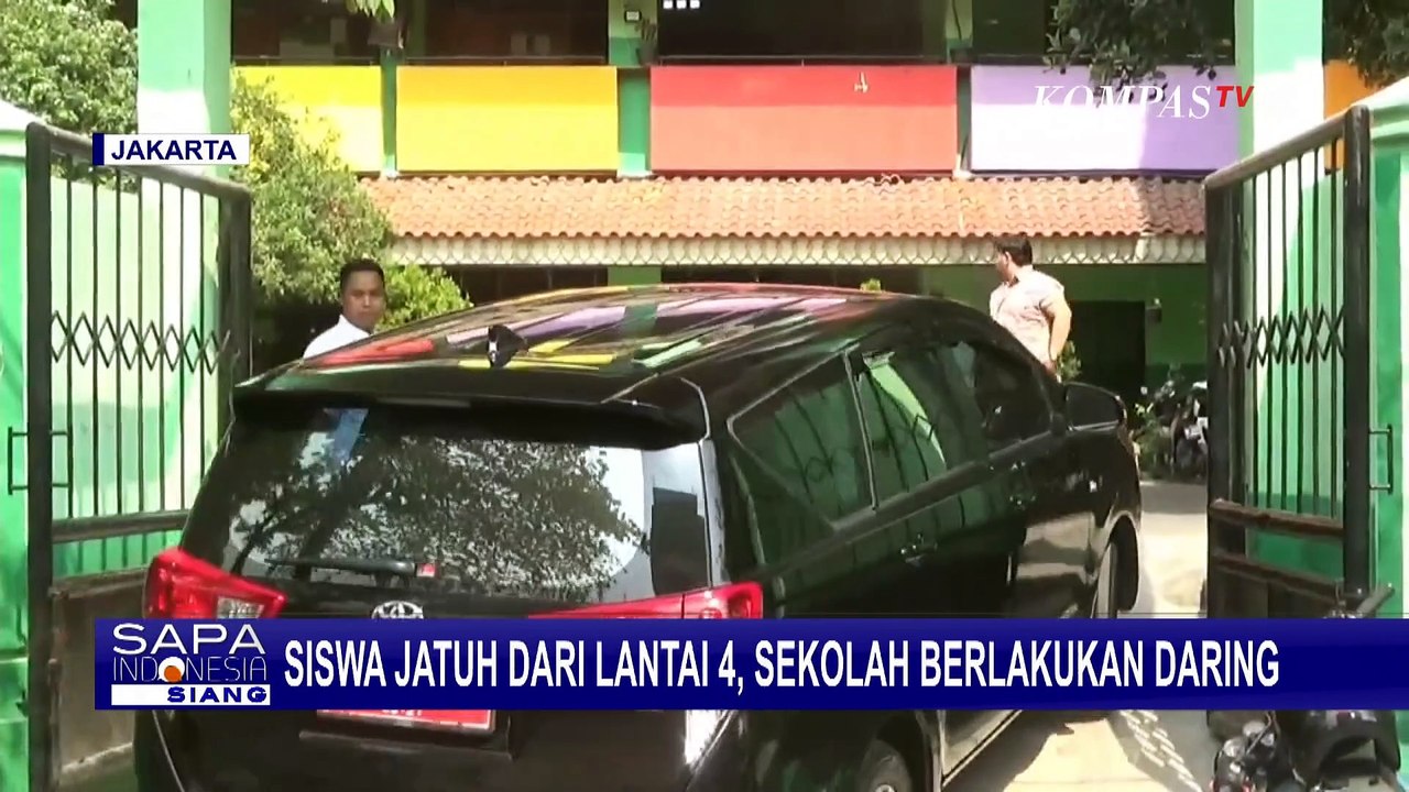 Pasca Murid Jatuh dari Lantai 4, SMPN 132 Jakarta Lakukan Pembelajaran Jarak Jauh - Video ...