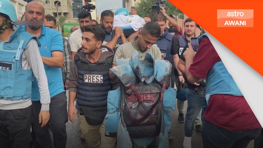 Lapan wartawan terbunuh dalam serangan Israel di Gaza | Astro Awani