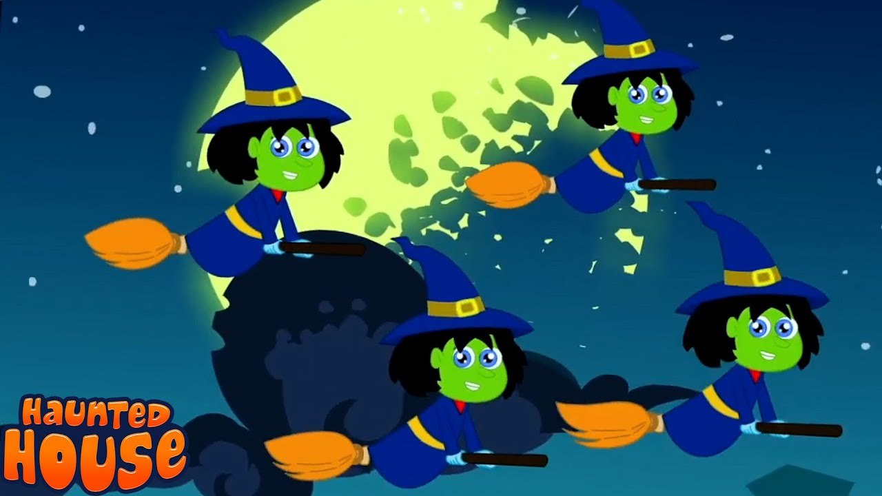 Five Wicked Witches | Halloween Songs and Scary Nursery Rhymes | Spooky ...