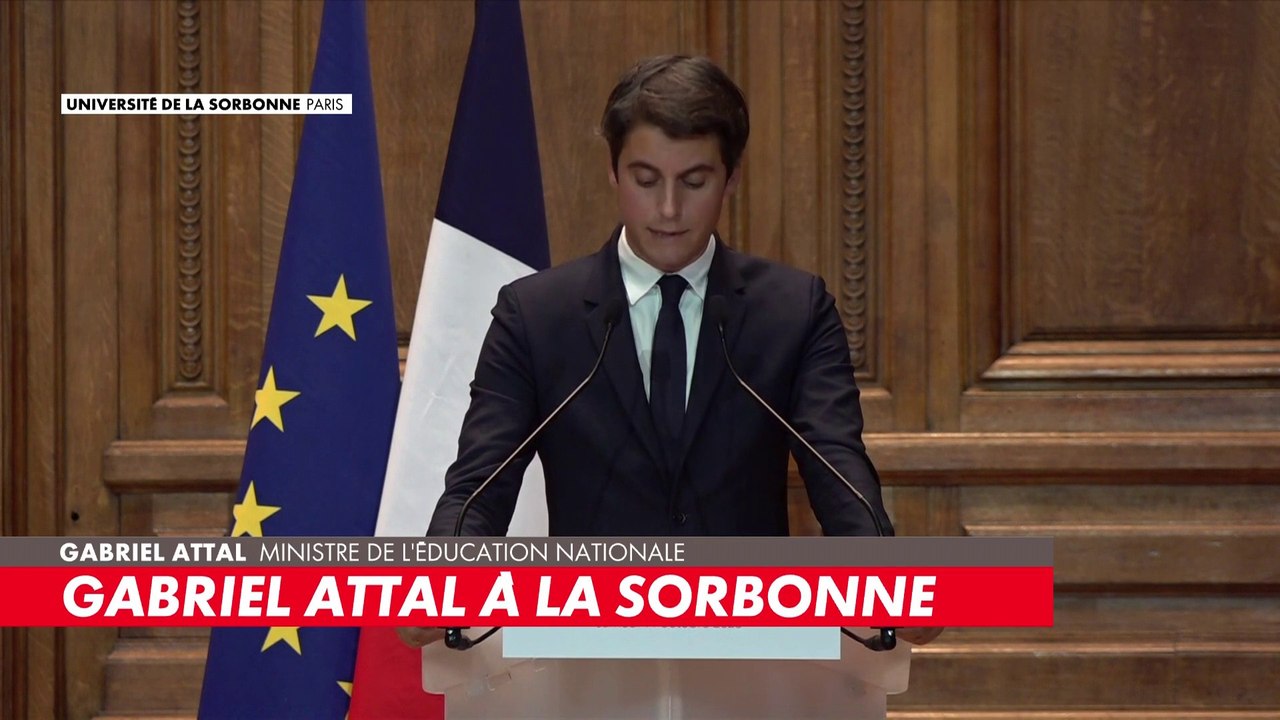 Gabriel Attal : «Vous êtes notre exemple. Ce moment de souvenir, de ...