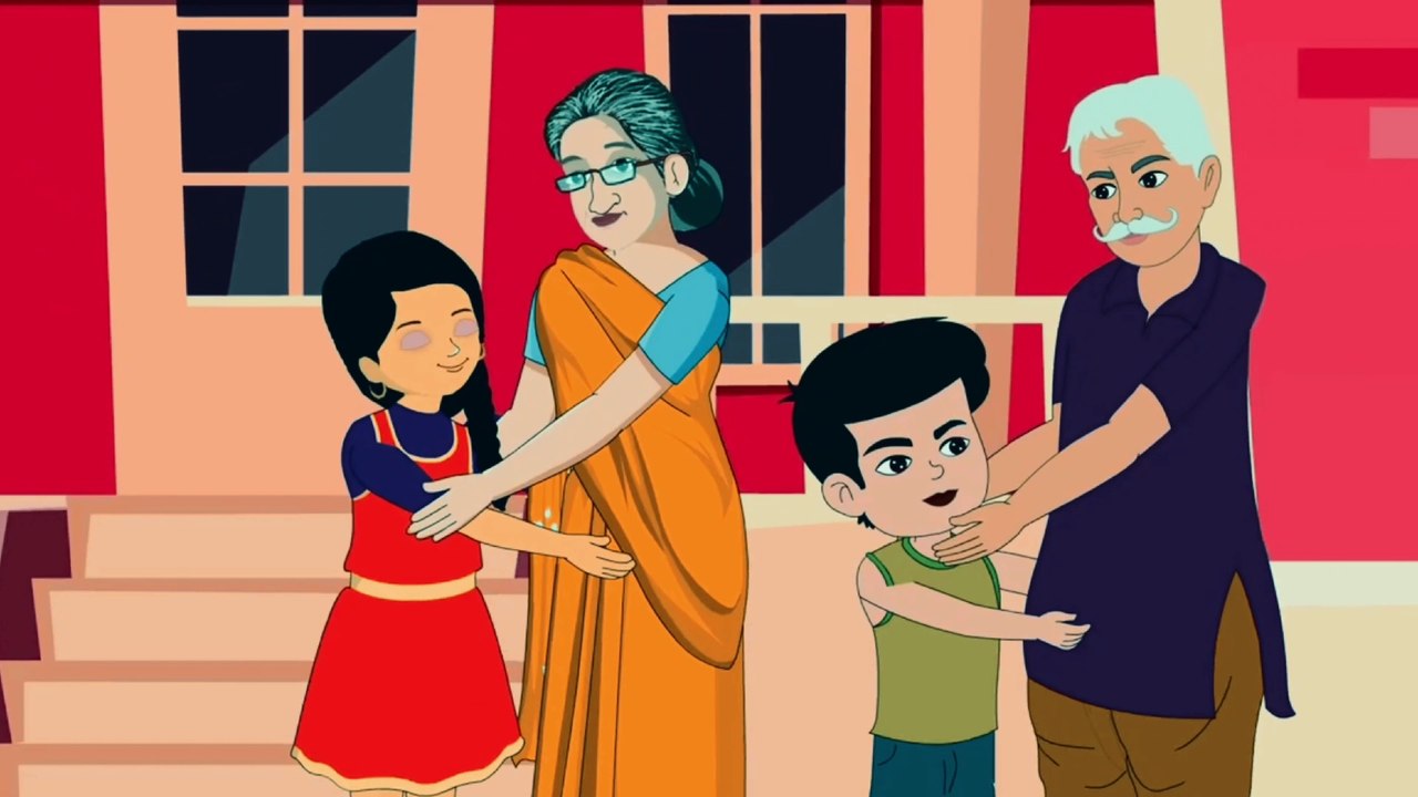 Garmi ki chuttiyan | Nana Nani ka ghar | animation cartoon story ...
