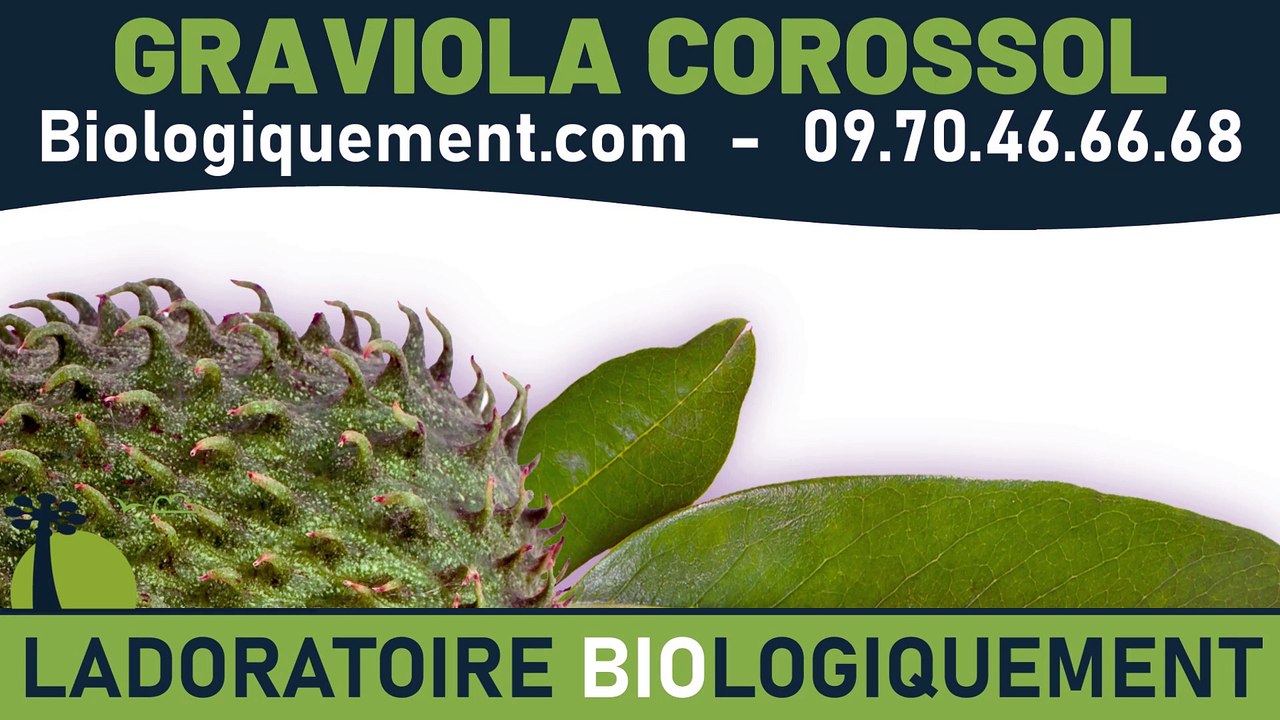 LE GRAVIOLA COROSSOL BIO DU LABORATOIRE BIOLOGIQUEMENT.COM - Vidéo ...