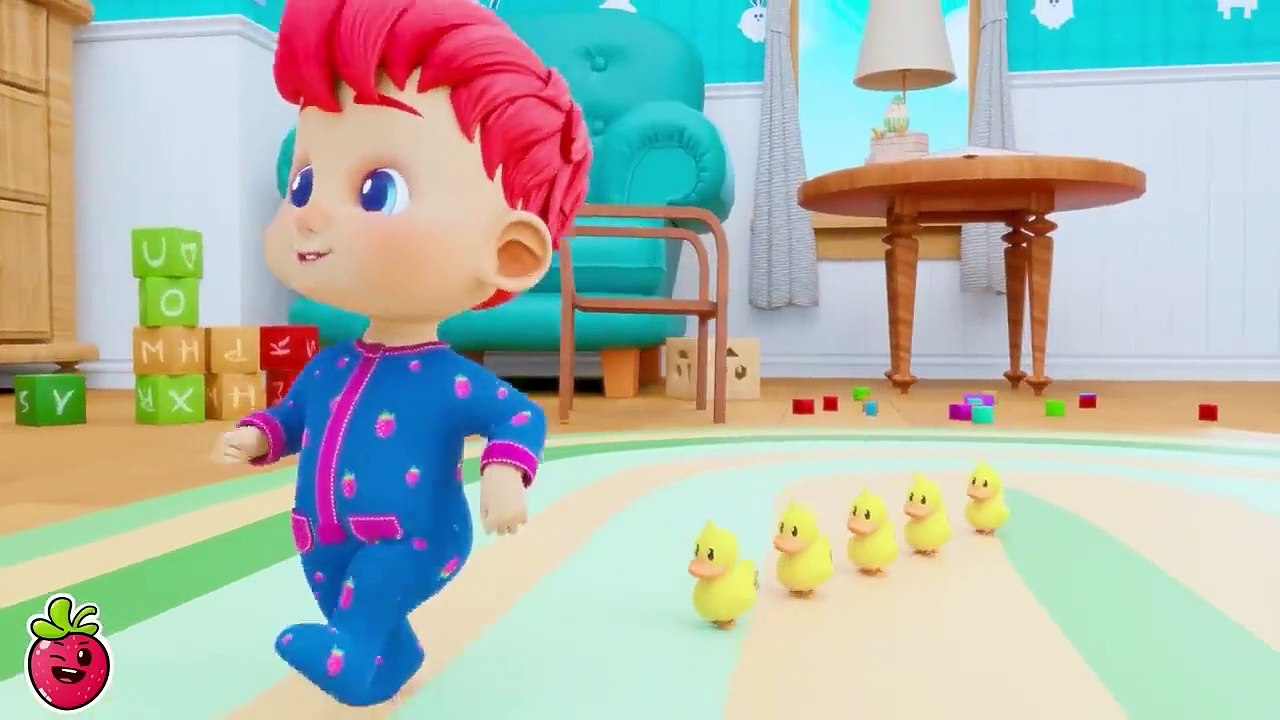 Five Little Ducks - BiBiBerry Nursery Rhymes - Funny Kids Song - video ...