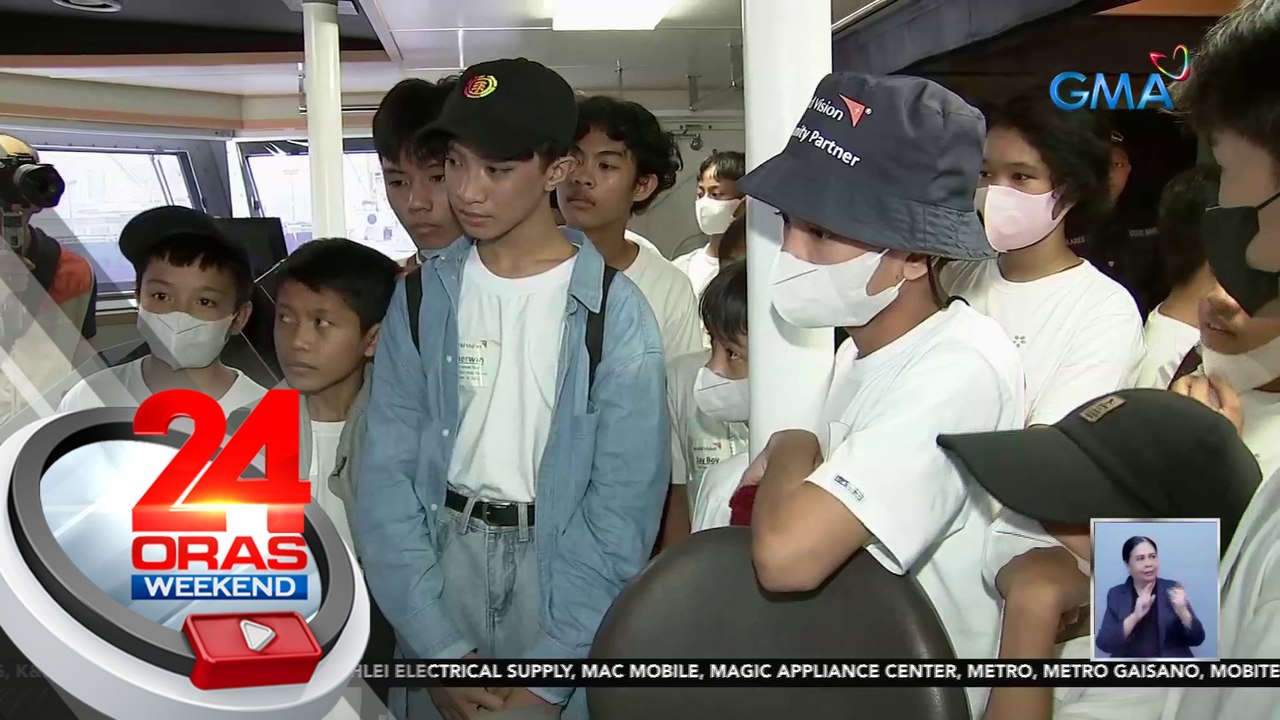 BRP Teresa Magbanua ng PCG, ipinasilip sa mga bata | 24 Oras Weekend - video Dailymotion