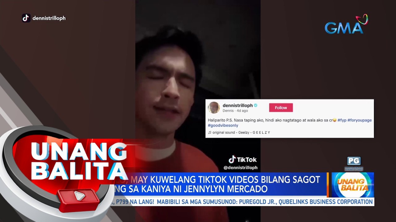 Dennis Trillo, may kuwelang TikTok videos bilang sagot sa pagbuking sa kaniya ni Jennylyn ...