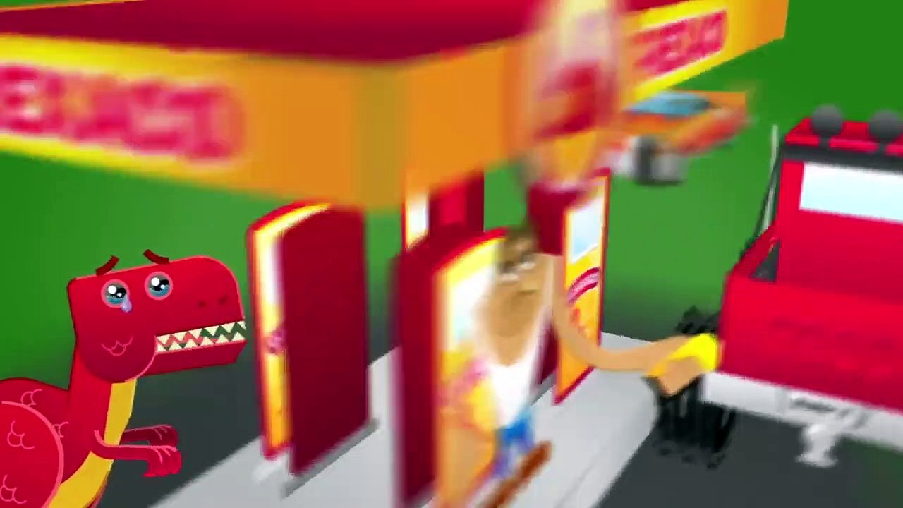 Dinosaur Alphabet Song - Kids learn the ABCs with T-Rex - video Dailymotion