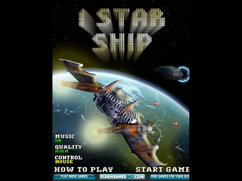 1 Starship - Official Theme Song - Flash Games 247 - Vídeo Dailymotion