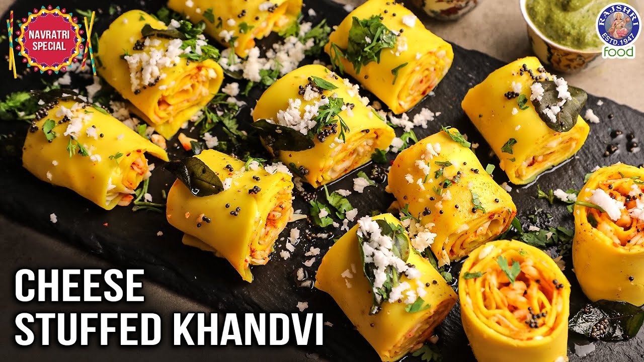Cheese Stuffed Khandvi | Modern Twist to Old Gujarati Snack Khandvi ...