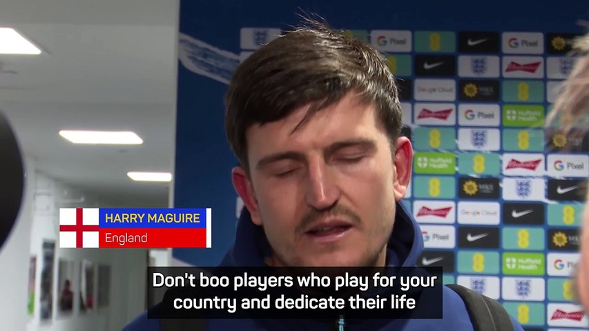 'Proper England fans don't boo players' - Maguire | Stadium Astro - English