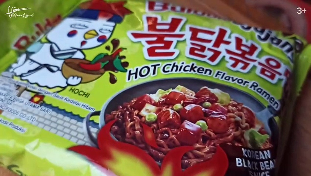ASMR MUKBANG‼️ SAMYANG BULDAK JJAJANG HOT CHICKEN FLAVOR RAMEN ...