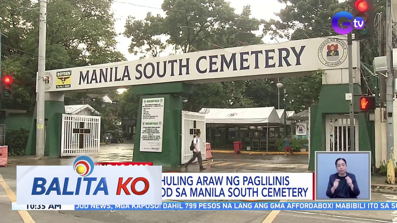 October 25, huling araw ng paglilinis ng mga puntod sa Manila South ...