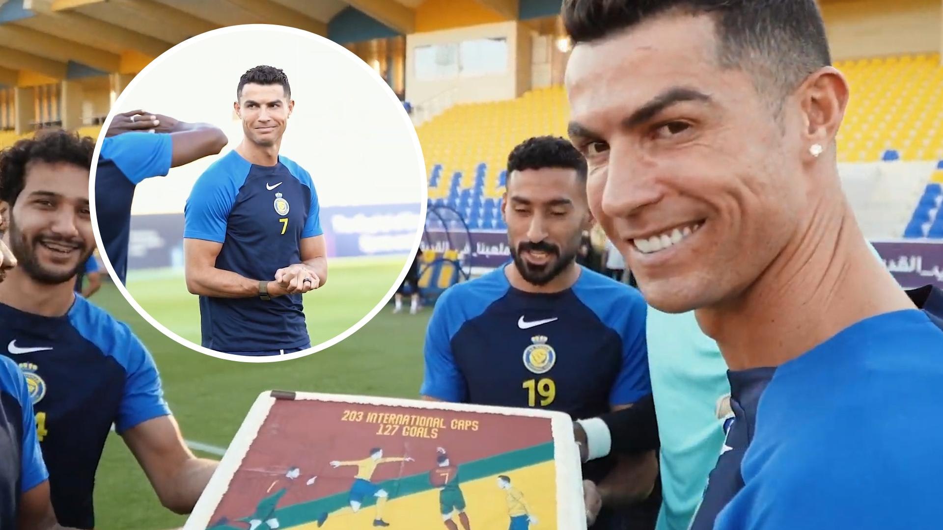 Cristiano Ronaldo's Reaction to His Teammates' Surprise After Another ...