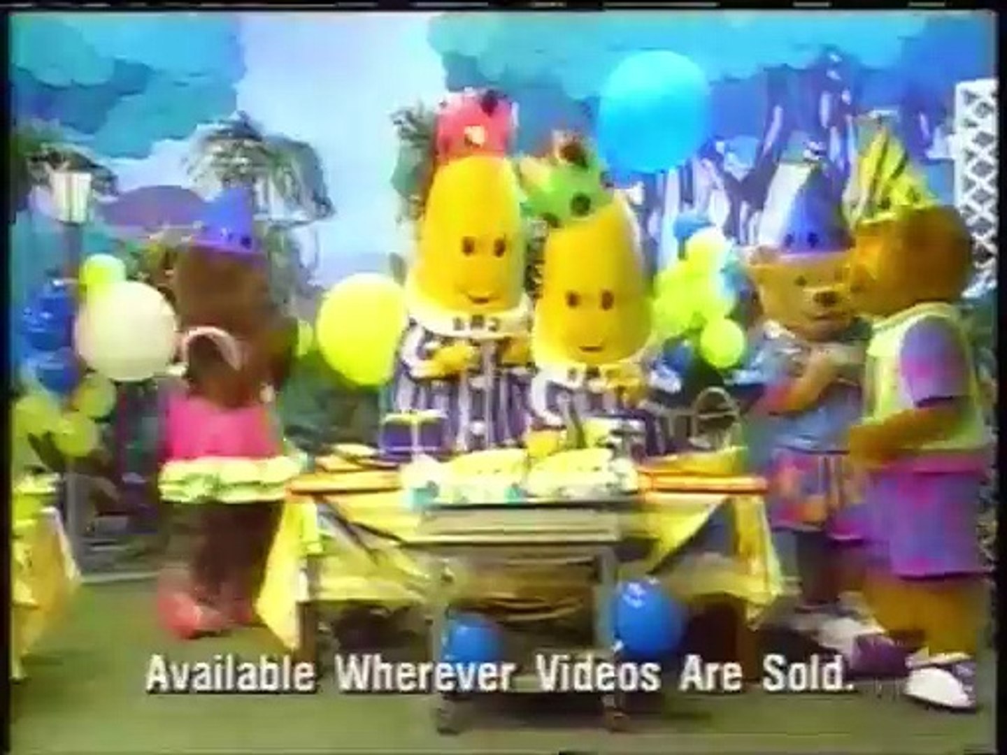 Bananas In Pajamas Monster Bananas Vhs