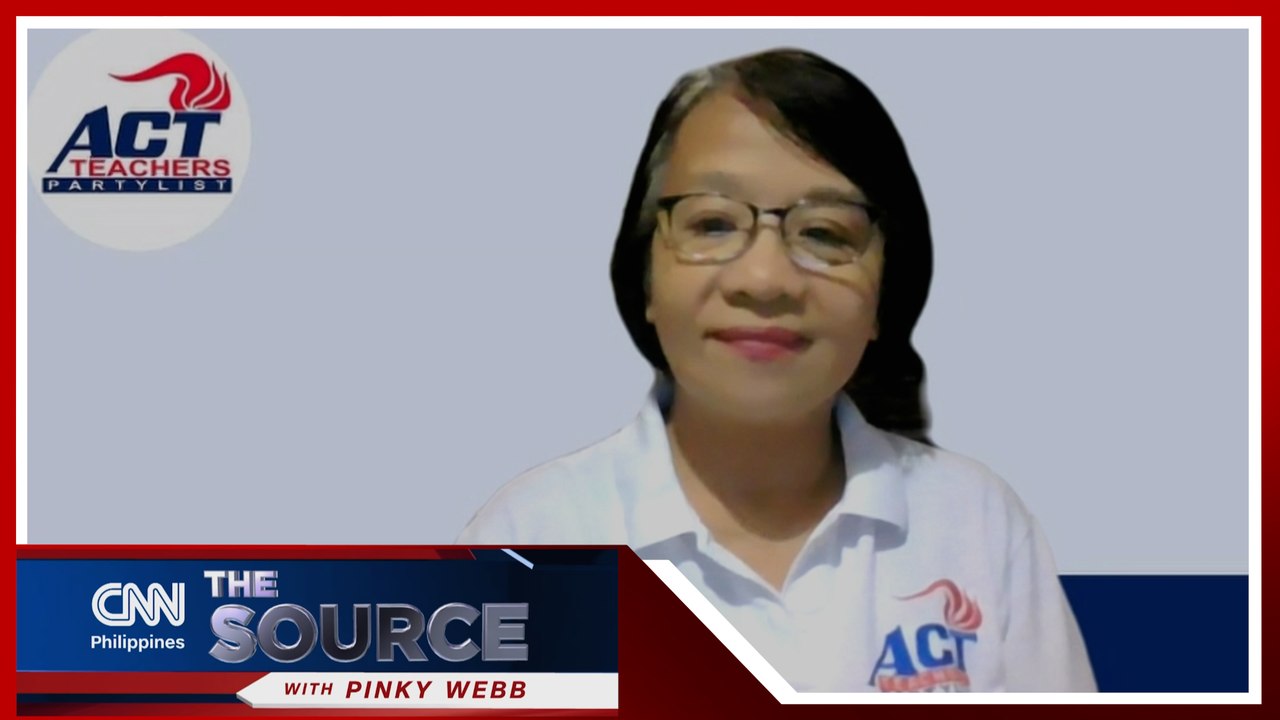 ACT-Teachers Partylist Rep. France Castro | The Source - video Dailymotion
