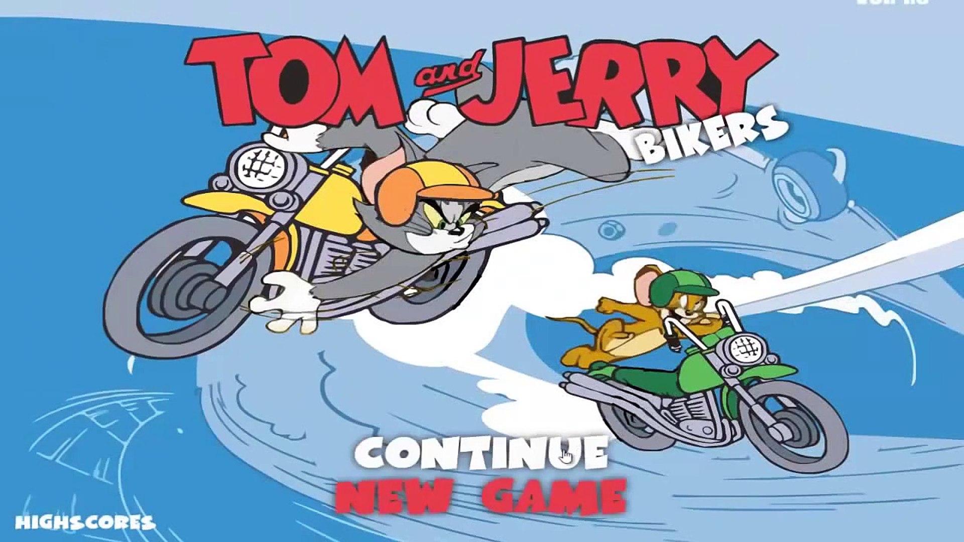 Tom And Jerry Race Bike